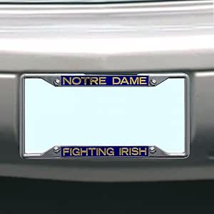 Amazon.com : NCAA Notre Dame Fighting Irish License Plate Frame ...