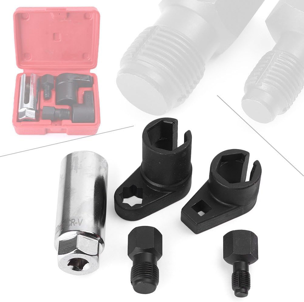 Amazon.com: Mallofusa Oxygen Sensor Socket Set 5PC Wrench Thread Chaser ...