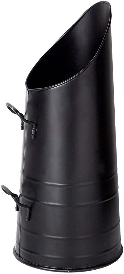 54cm POWDER BLACK IRON COAL HOD SCUTTLE BUCKET : Amazon.co.uk: DIY & Tools