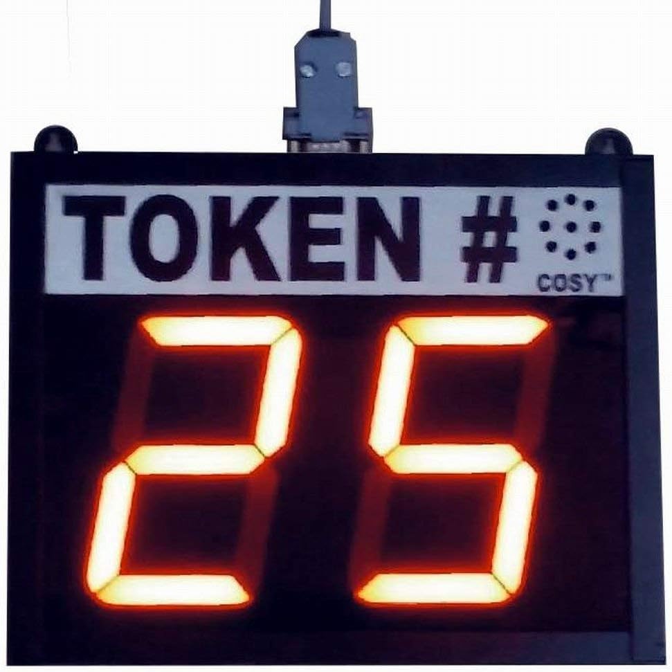 COSY 3 Digit Token Number Display (Multicolour) : Amazon.in: Office ...