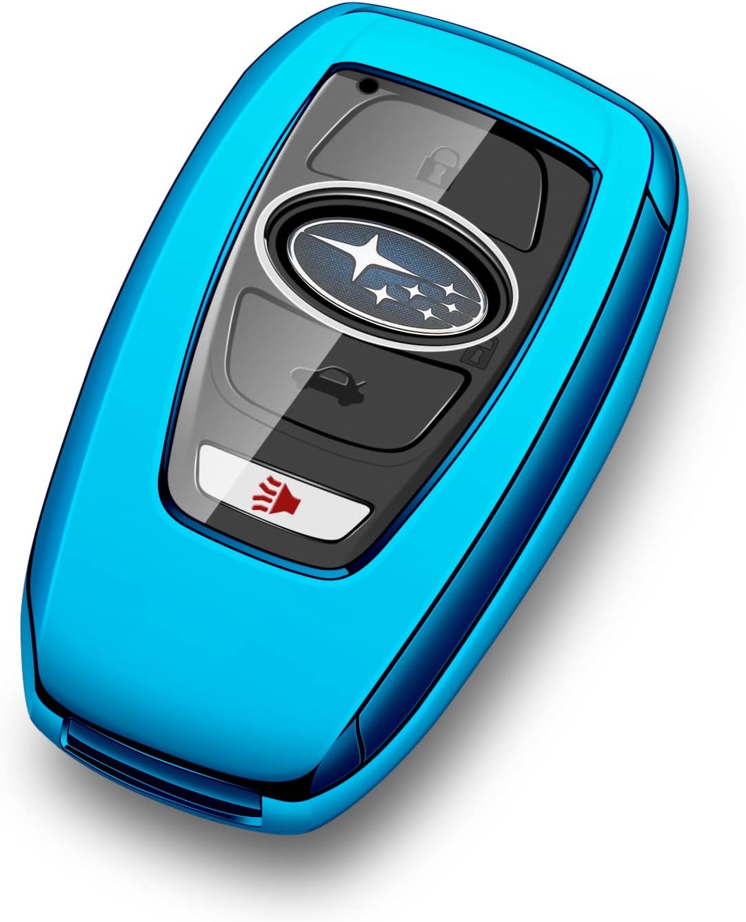 Amazon.com: Tengare Subaru Forester Key Fob Cover Blue Car Key ...