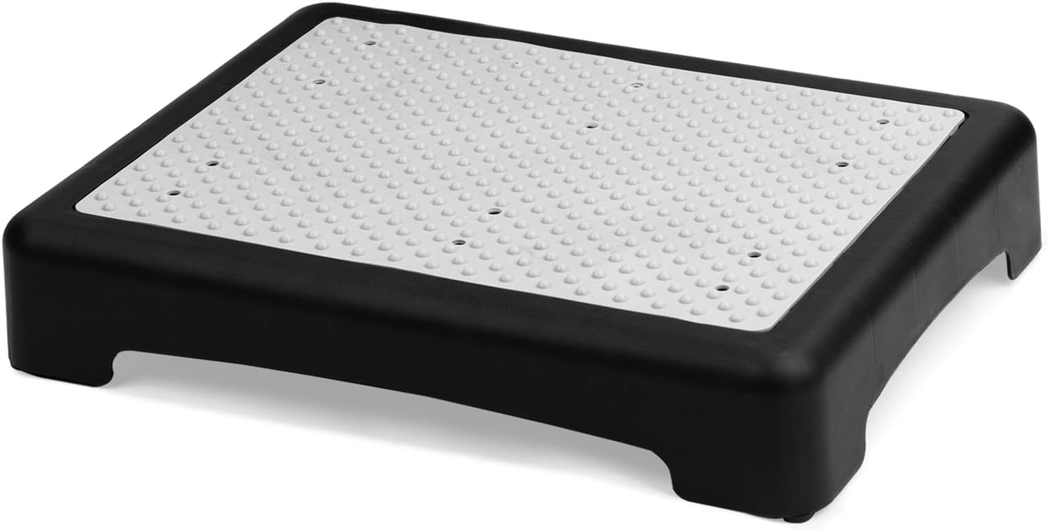 Unibos Black Indoor & Outdoor Half Step Mobility Aid Portable Step with ...