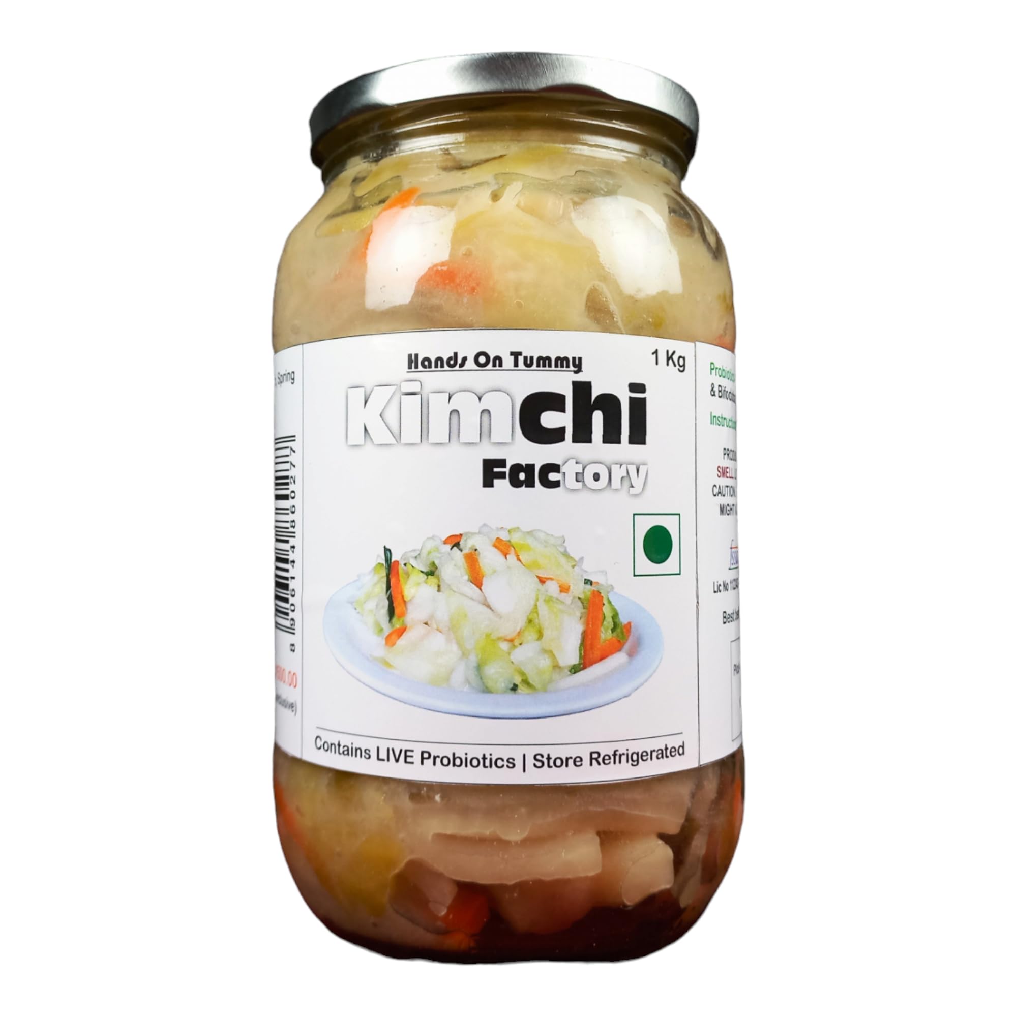 Kimchi Factory - White Kimchi - Non Spicy Korean (Probiotic + Prebiotic ...