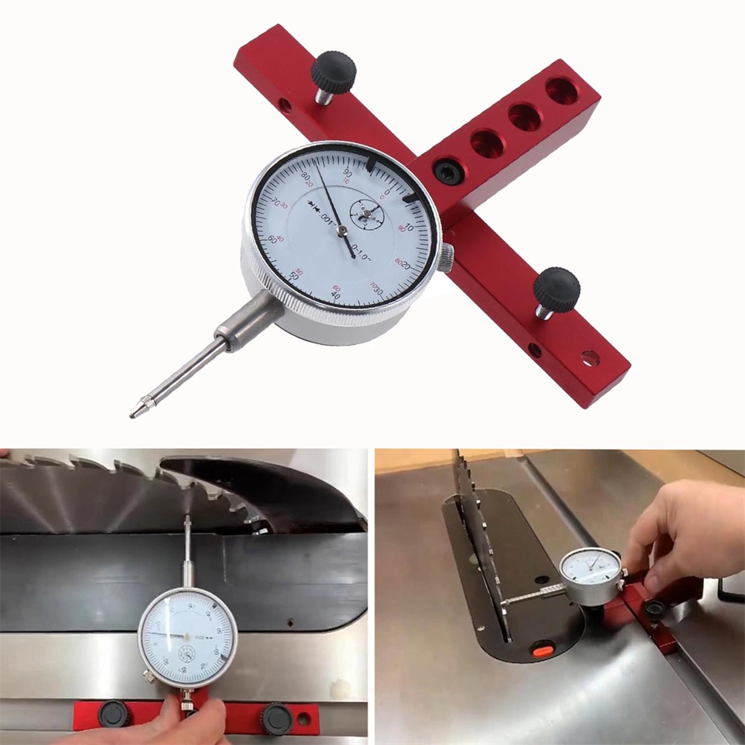 Snapklik.com : Table Saw Dial Indicator Table Saw Alignment Gauge ...