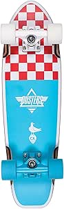 Amazon.com : Dusters Bird Checker Cruiser Board, Blue/Red, Size 25 ...