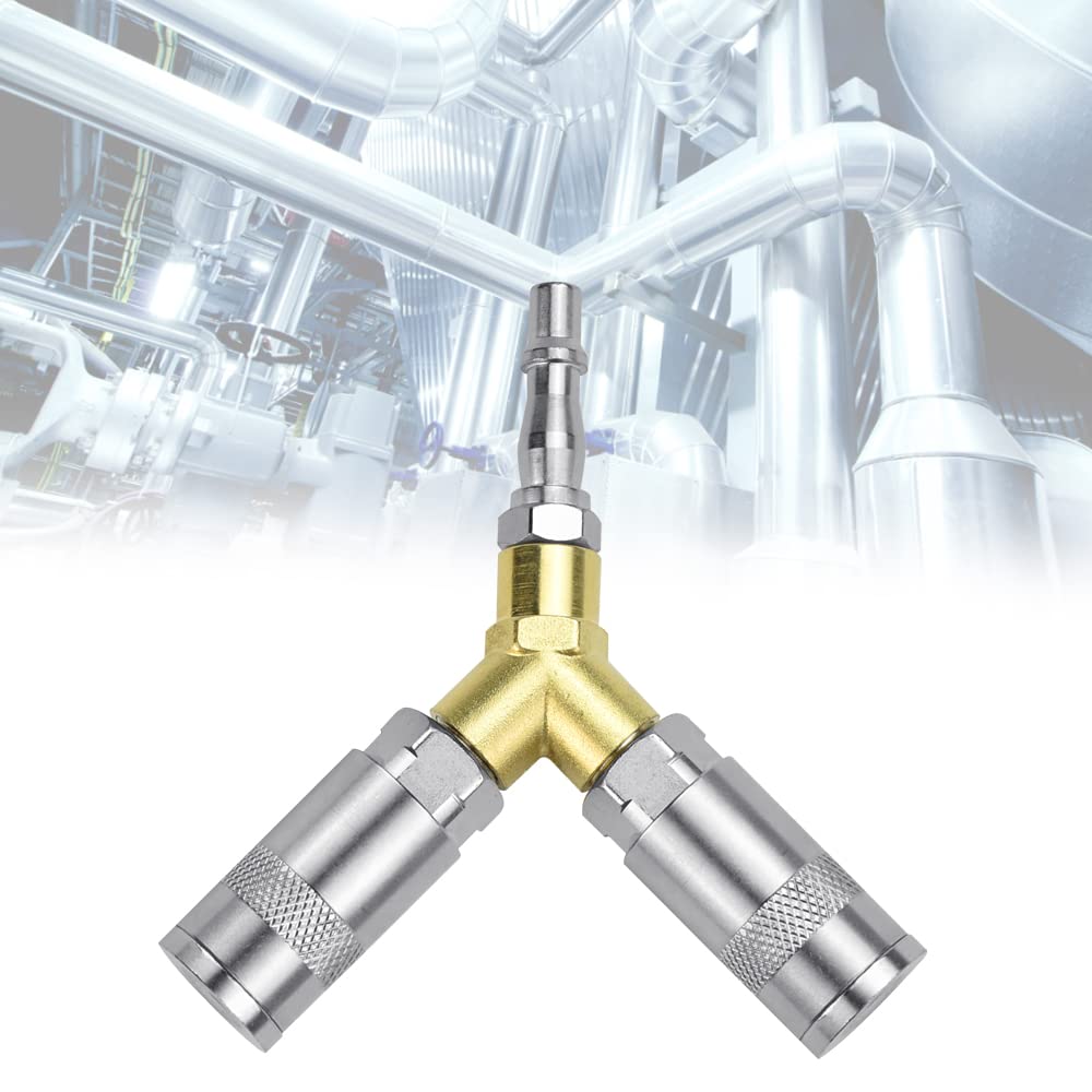 Buy TANCUDER 1/4" BSP Airline Hose Connectors 3 Way Airline Hose ...