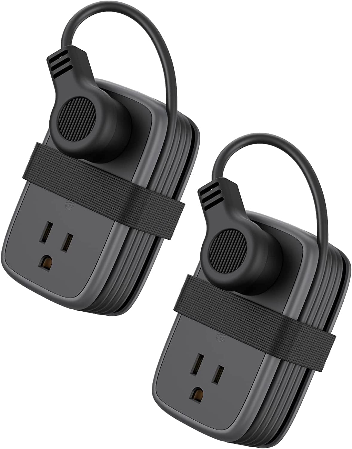 Amazon.com: 2 Pack Travel Power Strip with USB C Port, NTONPOWER Flat ...