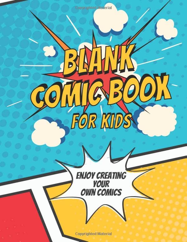 Buy Blank Comic Book For Kids : Over 100 Pages Large Big 8.5" x 11" Cartoon / Comic Book - Comic ...