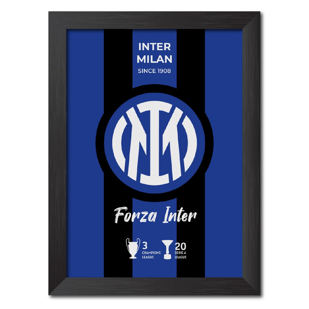 TenorArts Inter Milan Poster FC Football Club Logo Laminated Photo ...