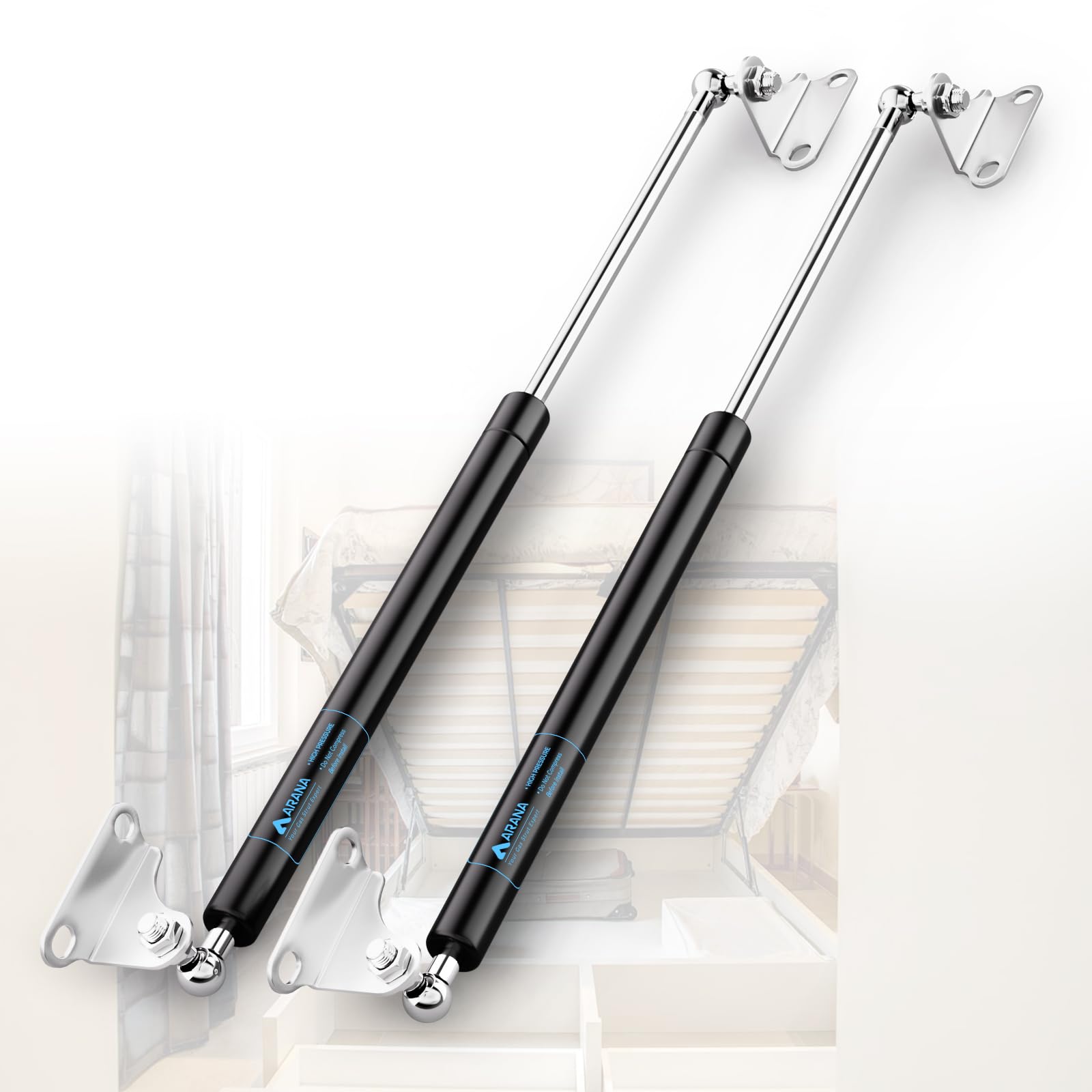 Snapklik.com : ARANA 20 Inch 150 LB Gas Prop Struts Shocks, 20" 150lbs ...