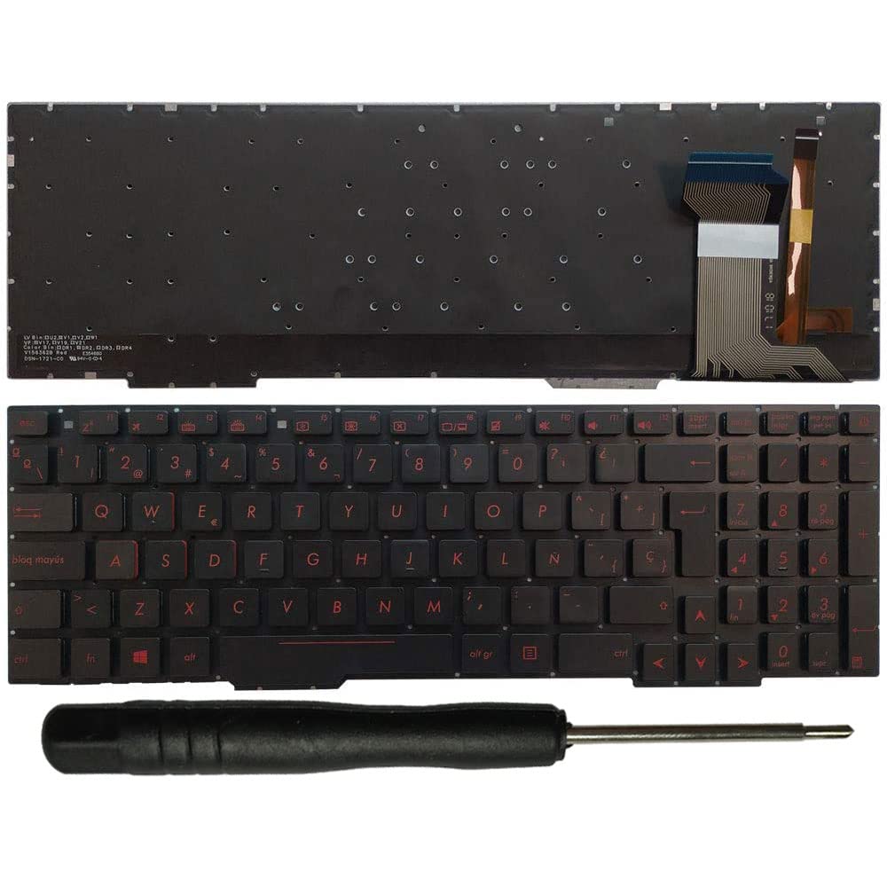 Laptop Replacement Keyboard Fit Asus GL553 GL553V GL553VW ZX553VD ZX53V ...