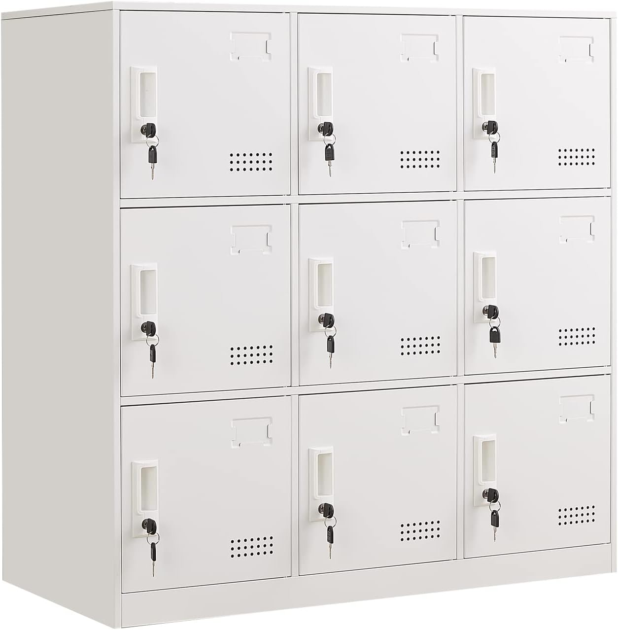 Metal Locker Cabinet - Secure Storage for Office and School