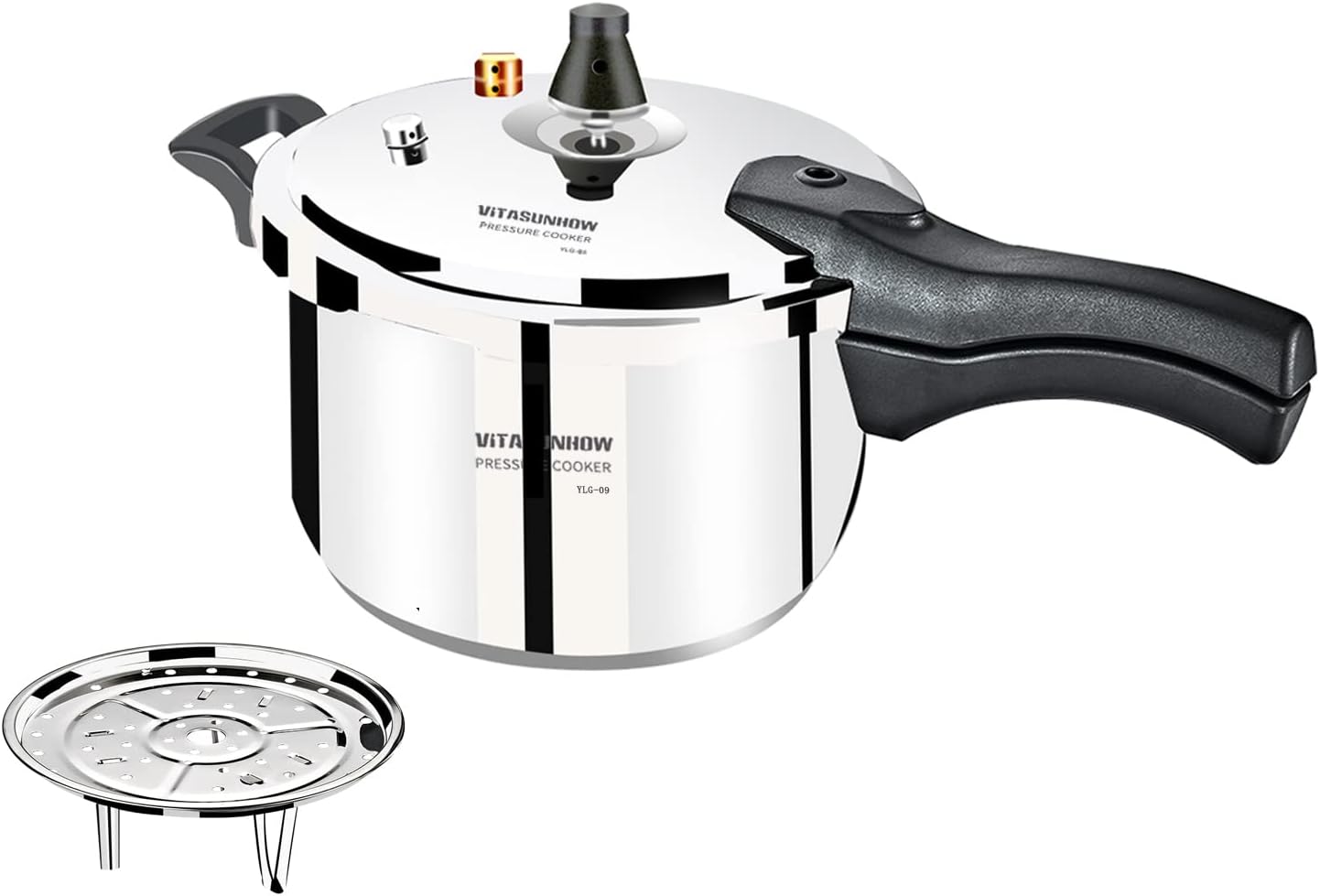 Amazon.com: T-fal Ultimate Stainless Steel Pressure Cooker 6.3 Quart ...