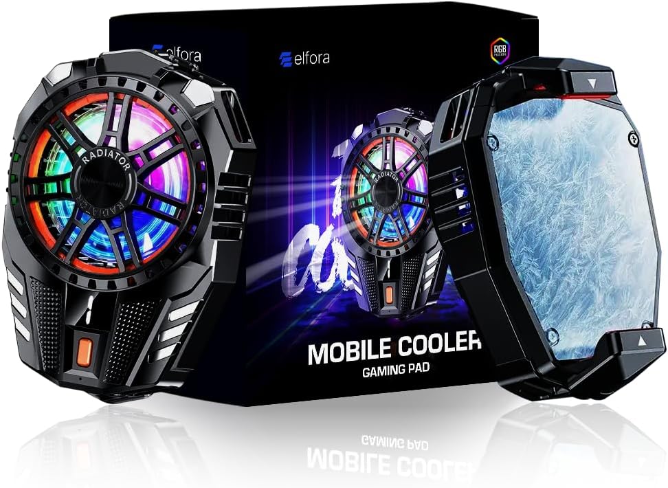 Vero Forza Arctic Pro V3 Mobile Cooler for Gaming, Phone Cooler, for ...