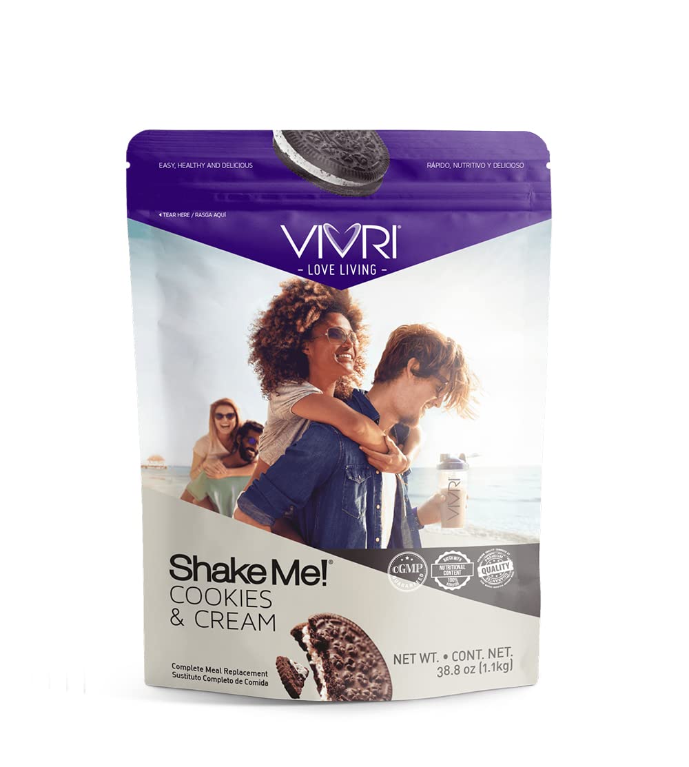 Amazon.com : VIVRI Shake Me! Cookies & Cream Protein Powder | 20 ...