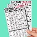 Amazon.com: Best Music Stuff Guitar Cheatsheets Bundle (Chords, Scales, and Triads Cheatsheet ...