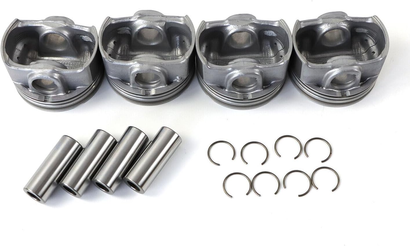 cycwer 4pcs G4FJ Engine Pistons Rings Set 23410-2BCA0 for 2011-2019 ...