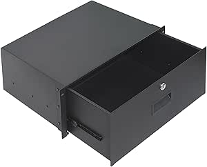 Amazon.com: RIVECO 4U Locking Server Cabinet Case 19” Rack Mount Drawer ...