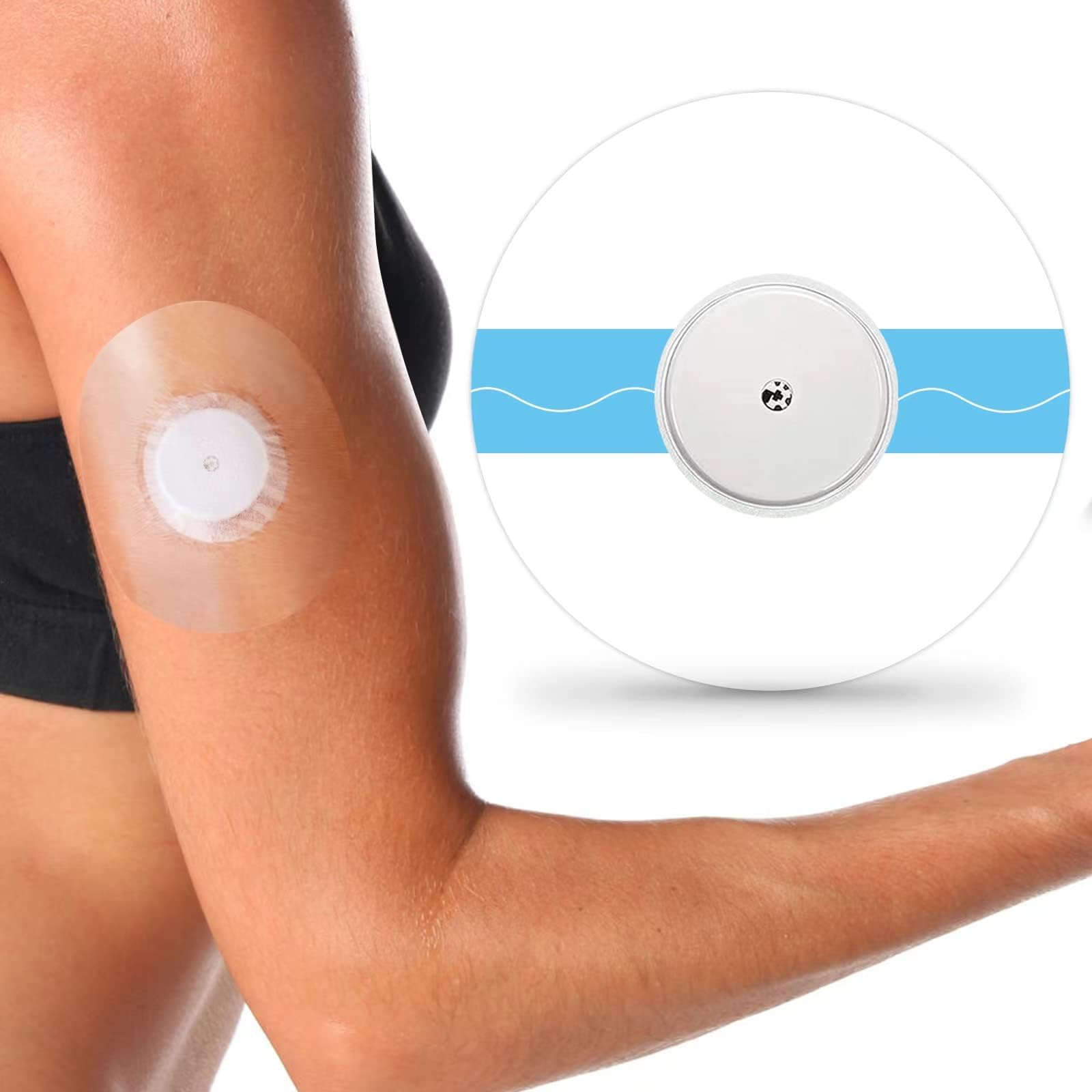 Amazon.com: 55Pack Freestyle Libre Adhesive Patches Breatheable ...