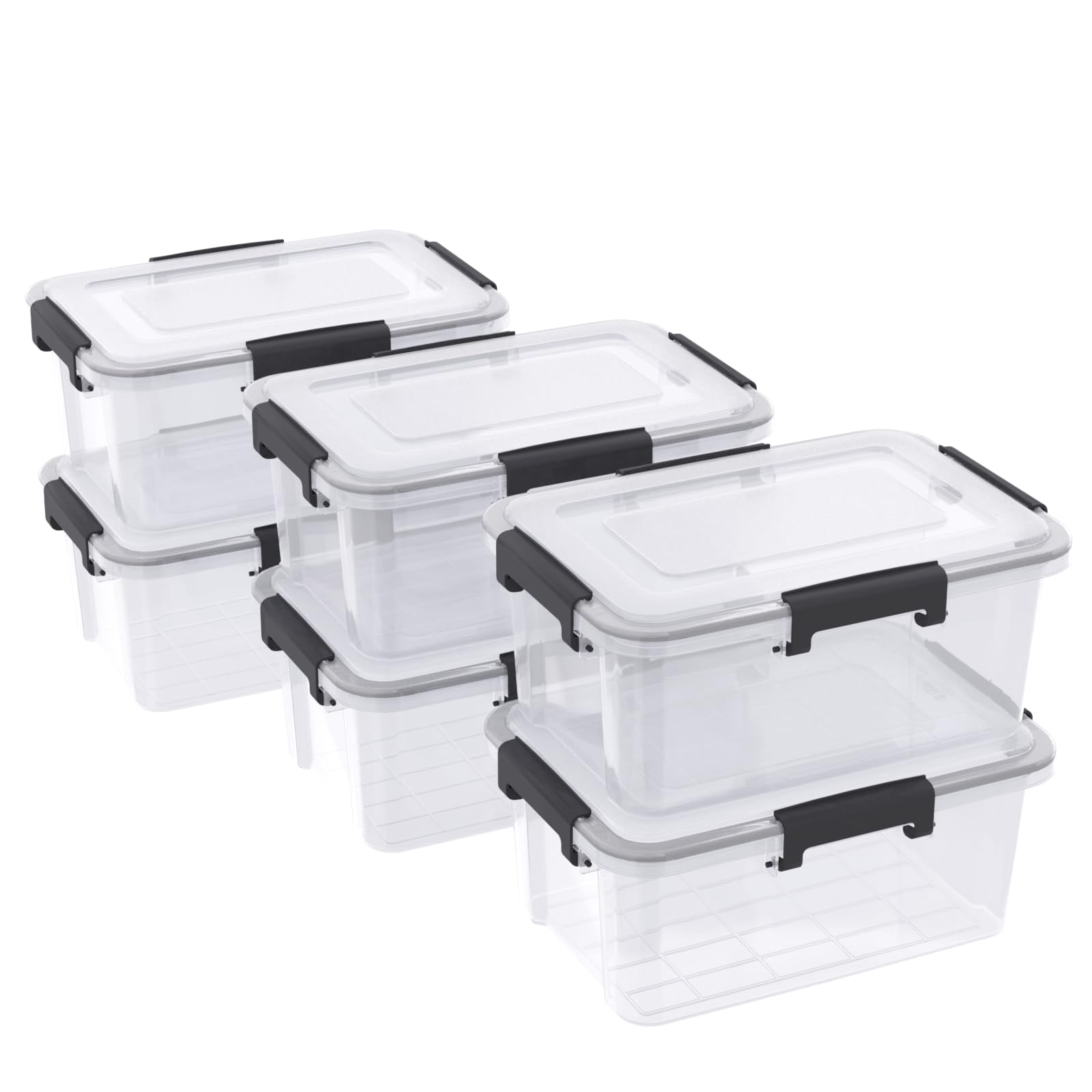 Amazon.com - Joyeen 10 Liter Plastic Airtight torage Conatiner, 6 Pack ...