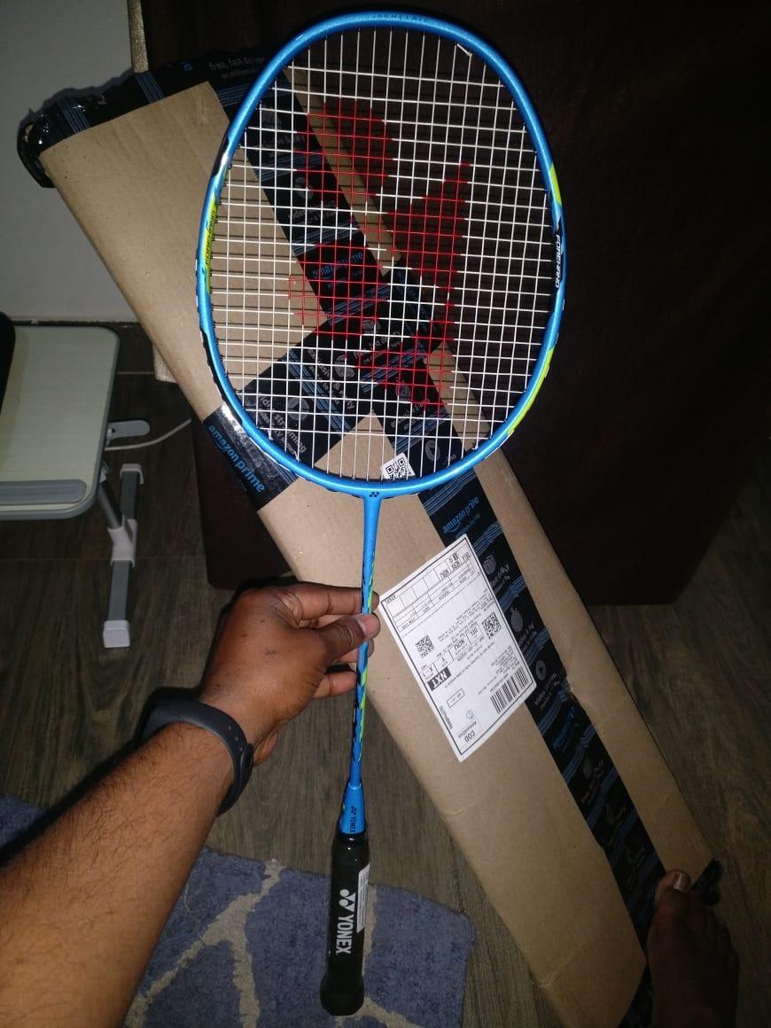 Buy Yonex Duora 55 Graphite Badminton Racquet (Cyan) Online at Low ...