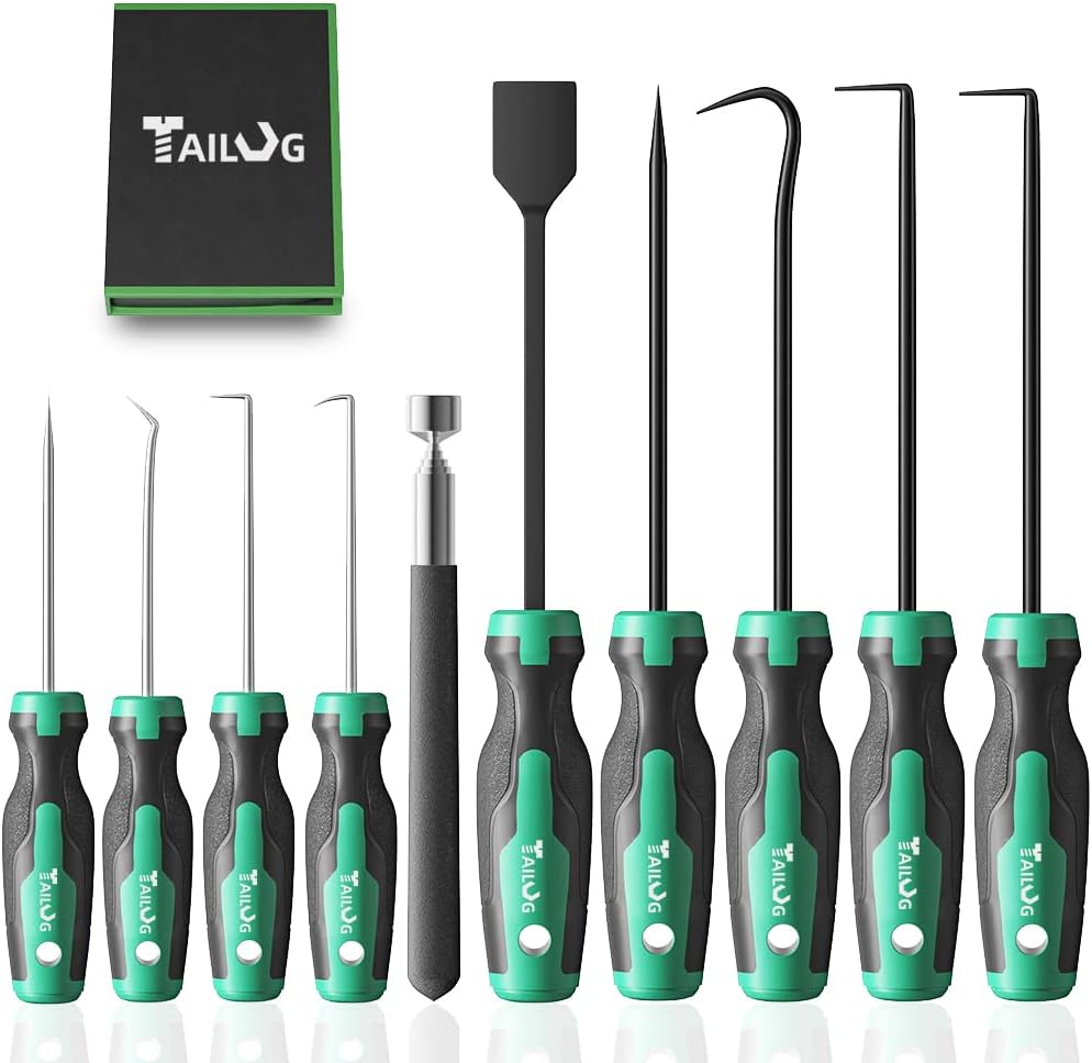 Amazon.com: 10Pcs Precision Pick & Hook Set with Scraper and Magnetic ...