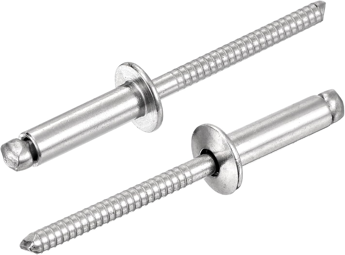 Amazon.com: uxcell 50Pcs 3/16"x5/8" 304 Stainless Steel Dome-Head Blind ...