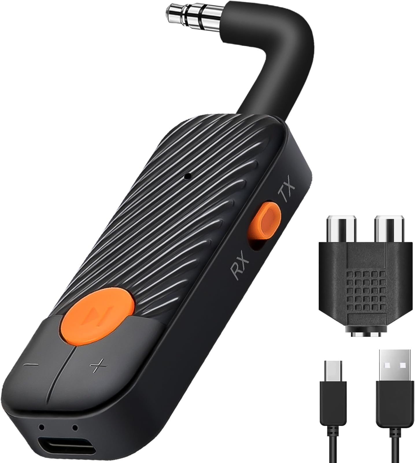 Caramote Bluetooth Transmitter Receiver Wireless RCA Bluetooth Audio ...