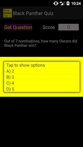 Black Panther Quiz - App on Amazon Appstore