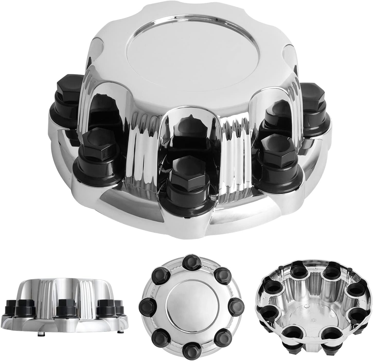 Amazon.com: InTech Auto Wheel Center Hub Caps for Chevy Chevrolet and ...