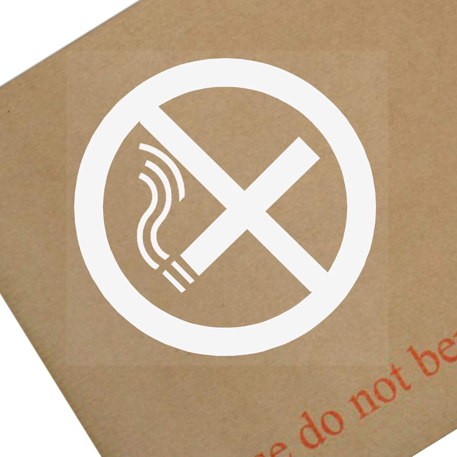 6 x Stickers No Smoking WINDOW Self Adhesive Warning Signs Vehicle ...