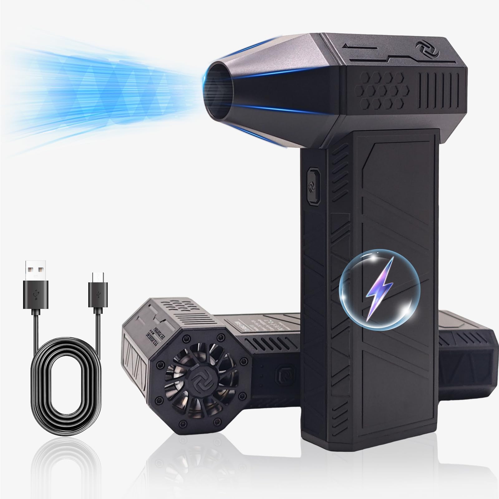 Amazon.com: Electric Air Duster - 130000RPM 3 Gear Adjustable ...