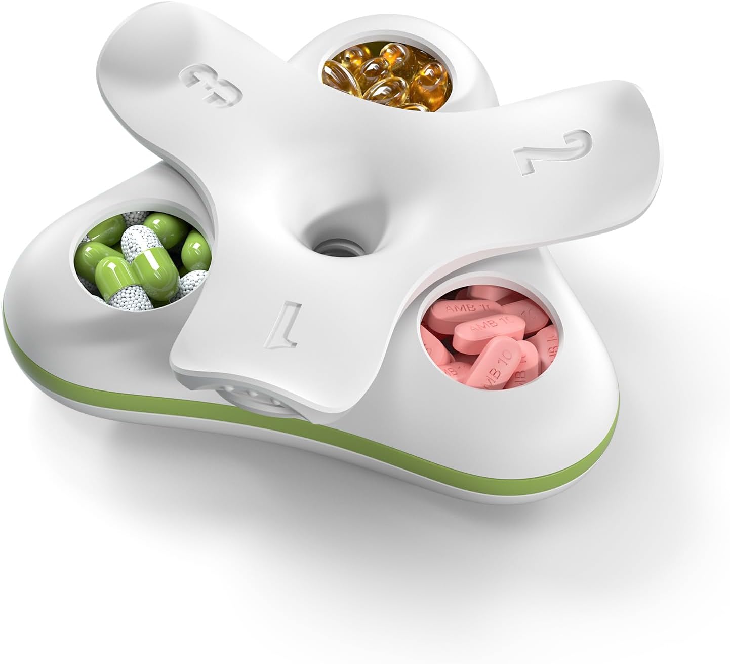 Amazon.com: Kawaii Pill Case Purple Pill Box,6 Compartments Cute Pill ...