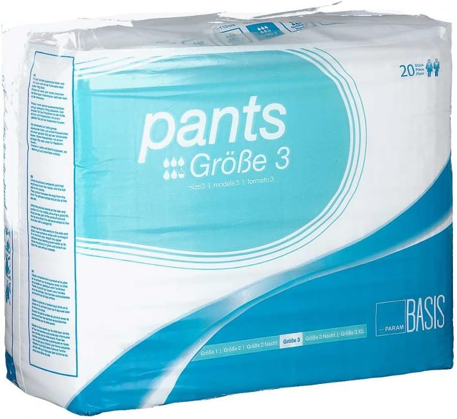 PARAM Pants Basis Tag Gr.3 20 St : Amazon.de: Drogerie & Körperpflege
