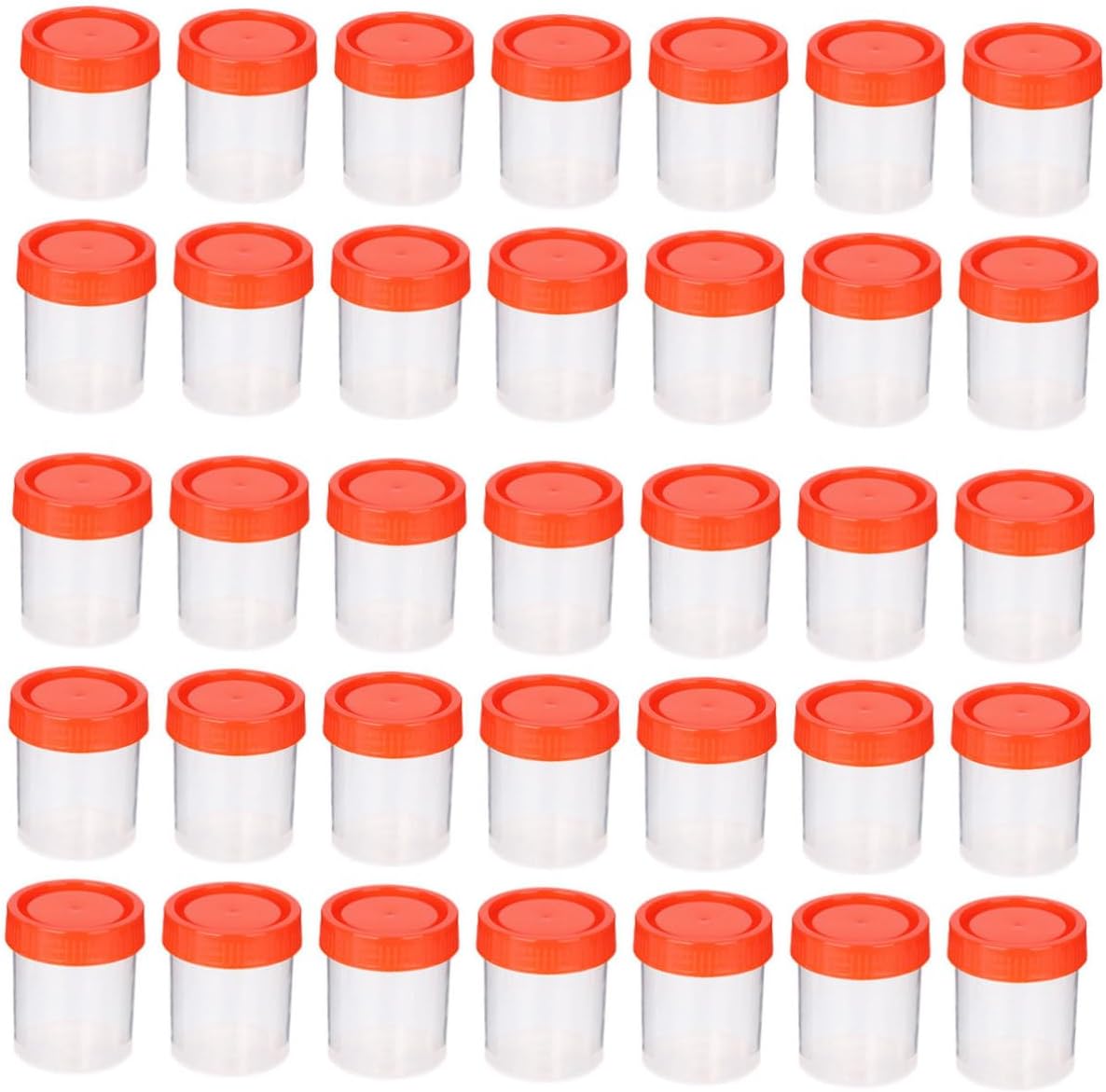 Mobestech 50 Uds/1 Paquete De Vasos Con Tapa Vasos Desechables De Plástico Recipiente ...