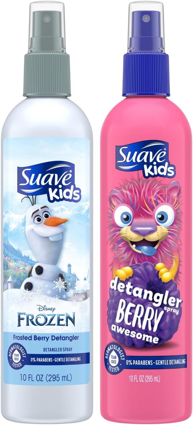 Amazon.com : Suave Kids Detangler Spray For Tear-Free Styling Silly ...