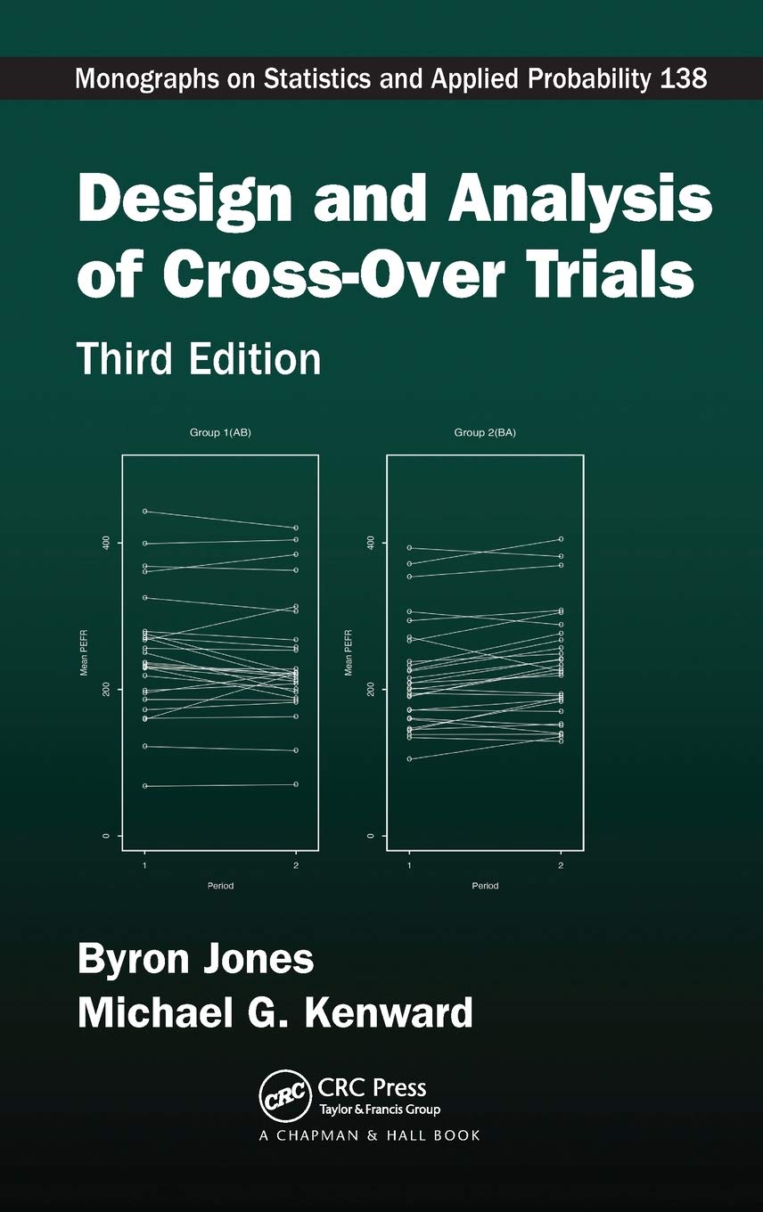 Design and Analysis of Cross-Over Trials (Chapman & Hall/CRC Monographs ...