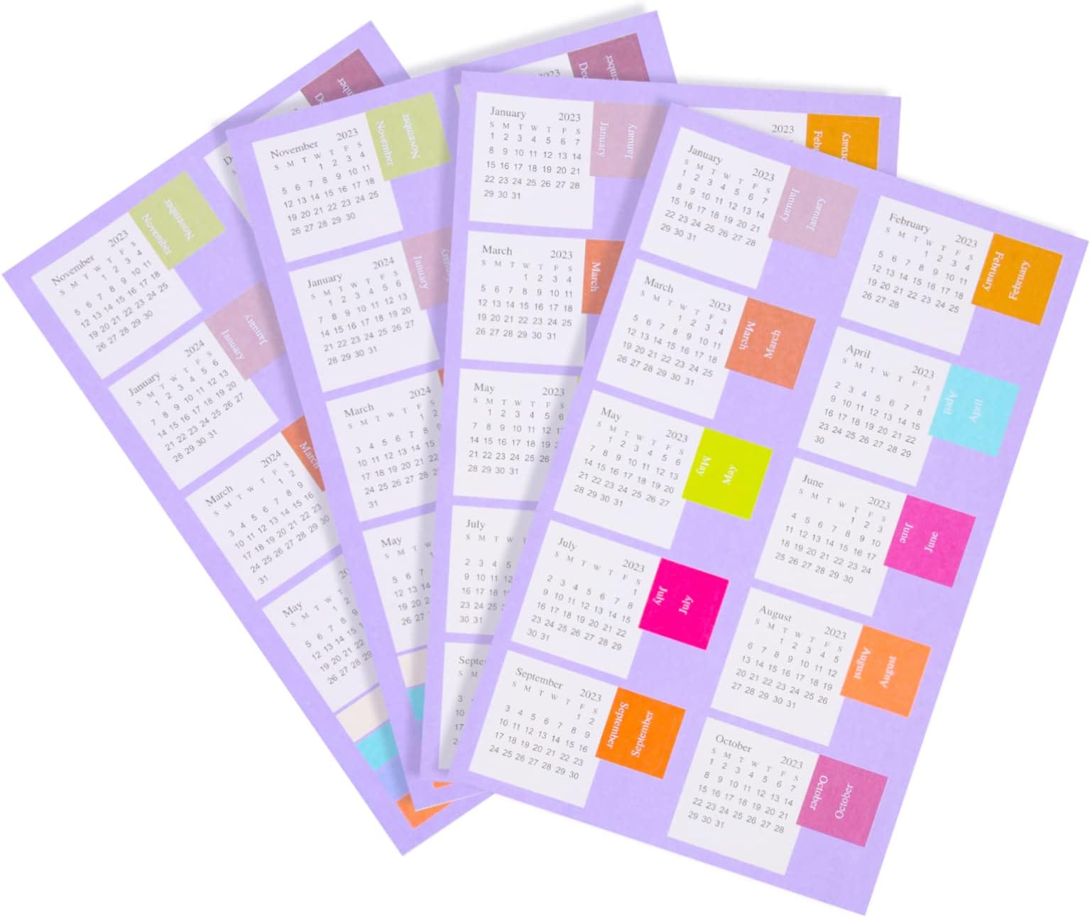 Amazon.com: 2025 Mini Monthly Calendar Sticker 3.2 x 3.75inch Date Car ...