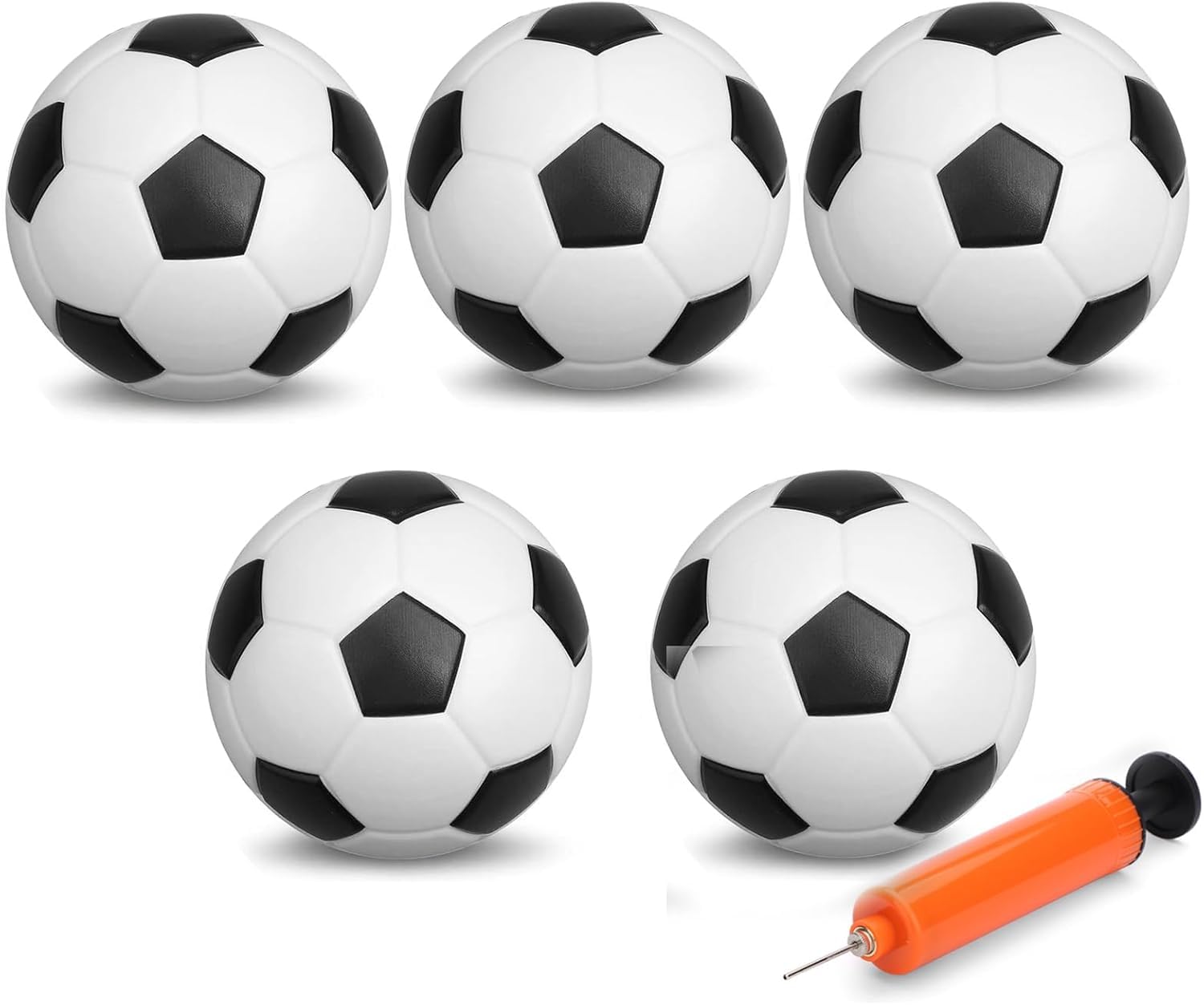 Amazon.com: 5 Inch Mini PVC Soccer Balls Footballs Toys for Indoor Mini ...
