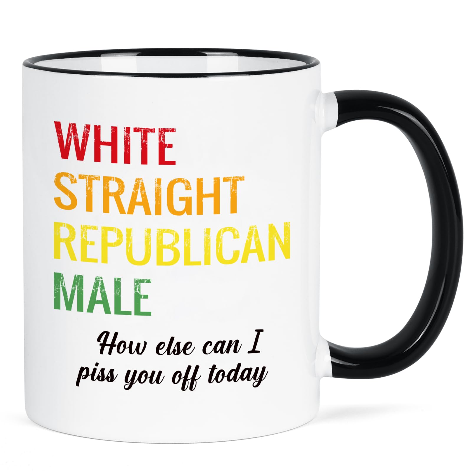 Amazon.com: Maustic Republican Gifts for Men, White Straight Republican ...