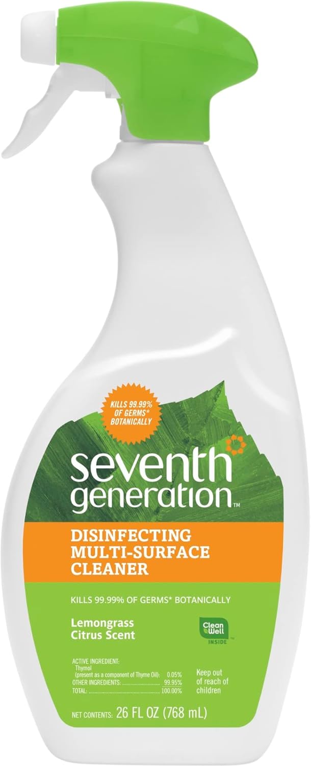 Amazon.com: Seventh Generation Disinfecting Multi-Surface Cleaner ...