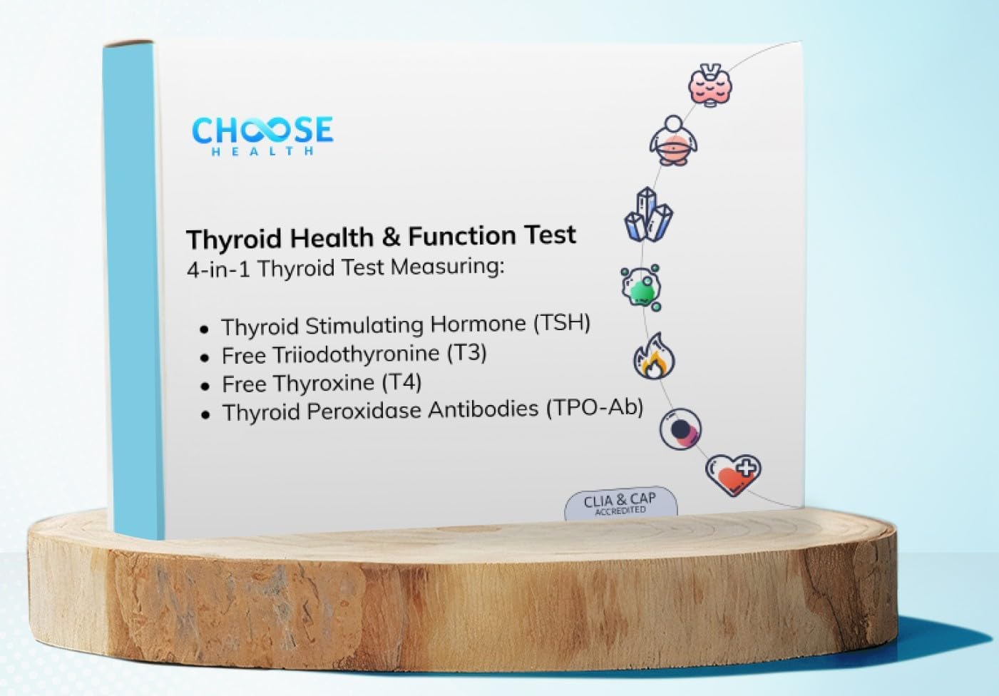 Amazon.com: Thyroid Test | 4-in-1 at-Home Thyroid Test | TSH | T3 | T4 ...