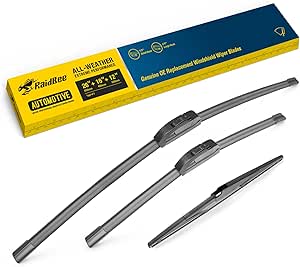 Amazon.com: Raidbee® 26"+16" Windshield Wiper Blades with 12" Rear Wiper Blade Automotive ...