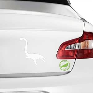Amazon.com: Nessy Loch Ness Monster Decal Sticker (White, 8 inch) Size ...