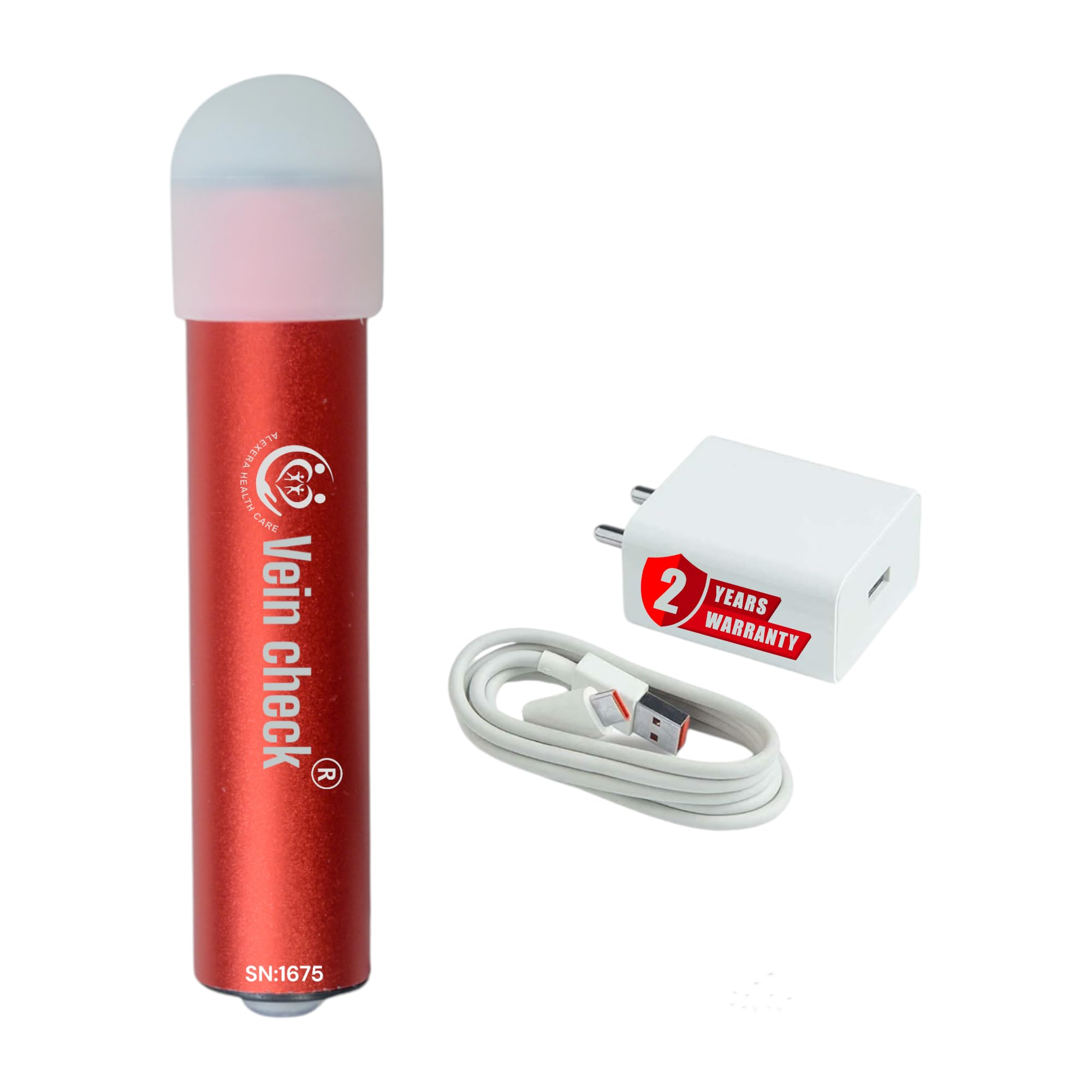 ALEXERA HEALTHCARE Vein-Check Premium Vein Finder | Pediatric Veins Finder | LED O shape Vein ...