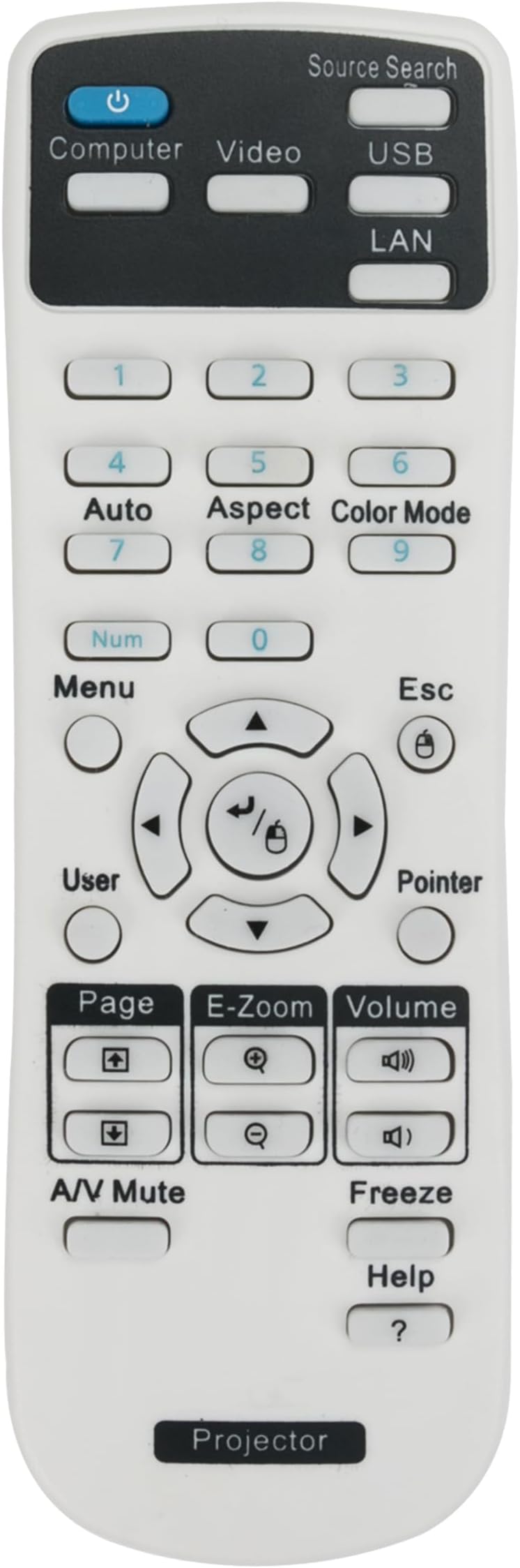 Amazon.com: Universal Projector Remote Control Compatible for Epson ...