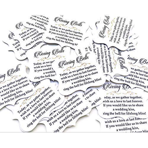 Amazon.com: Kissing Bell Tags, Wedding Tags, 2.5"x2" Tags, Set of 50 ...