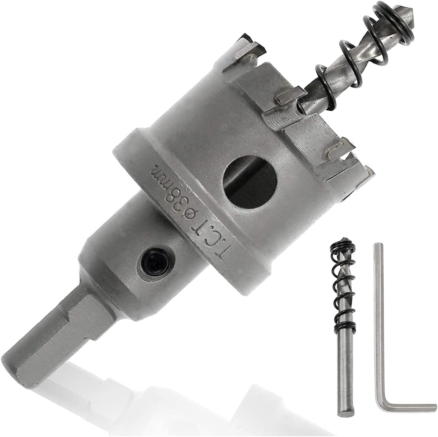 10pcs 14-50mm TCT Hole Saw Drill Bit Set Carbide Tipped Hole Saw Cutter ...