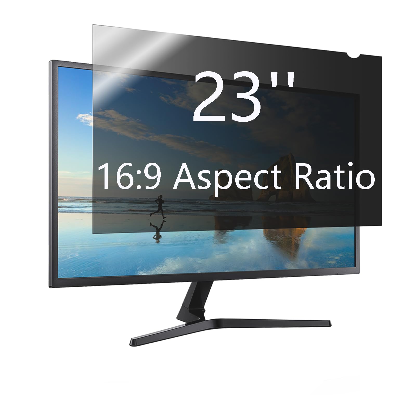 23 Inch Privacy Screen Filter for Widescreen Monitor (16:9 Aspect ratio ...