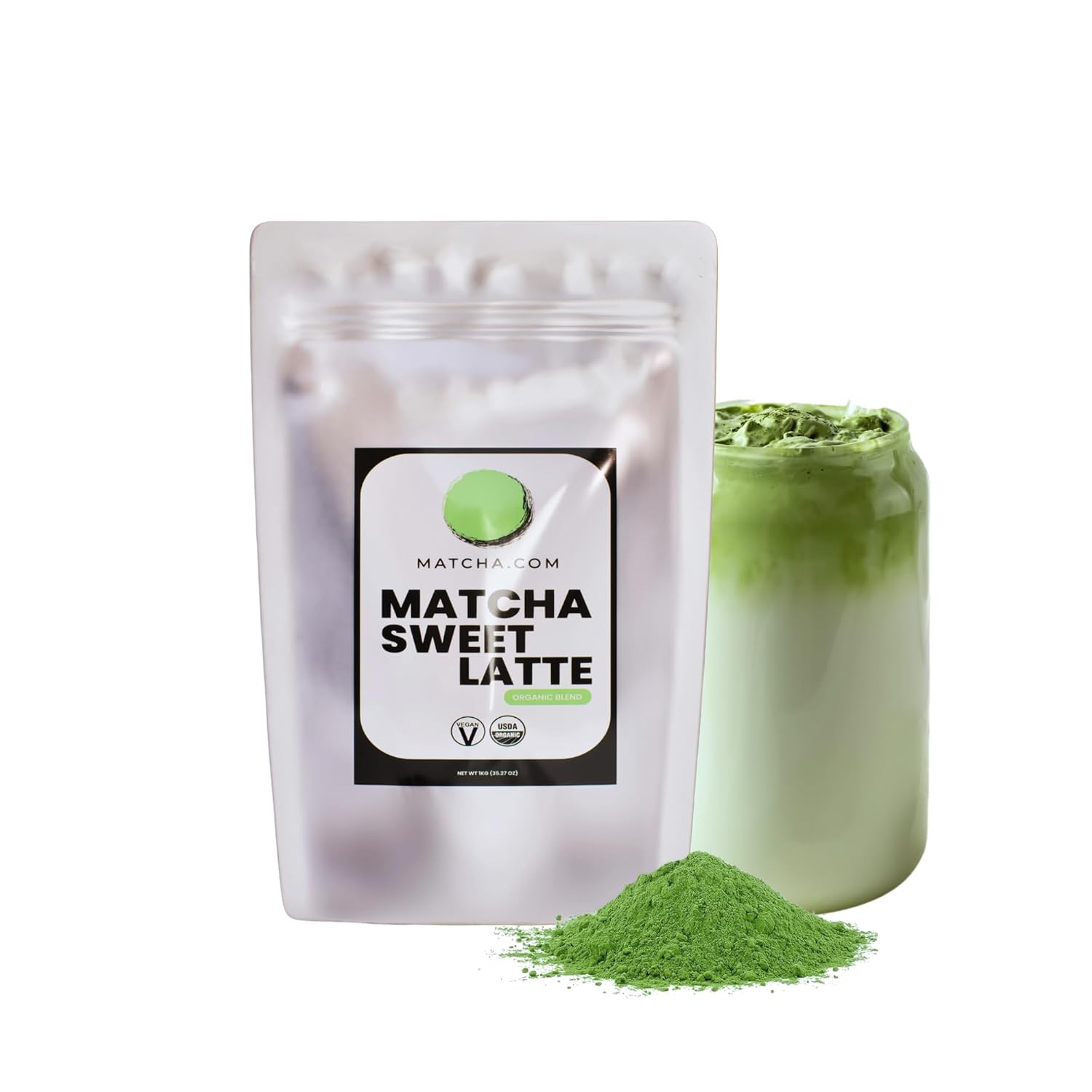 Amazon.com: Matcha Kari - Organic Sweetened Matcha Mix, Cafe Style Green Tea Matcha Latte Powder ...